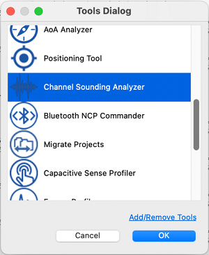 Simplicity Studio Channel Sounding Analyzer | Developer's Guide ...